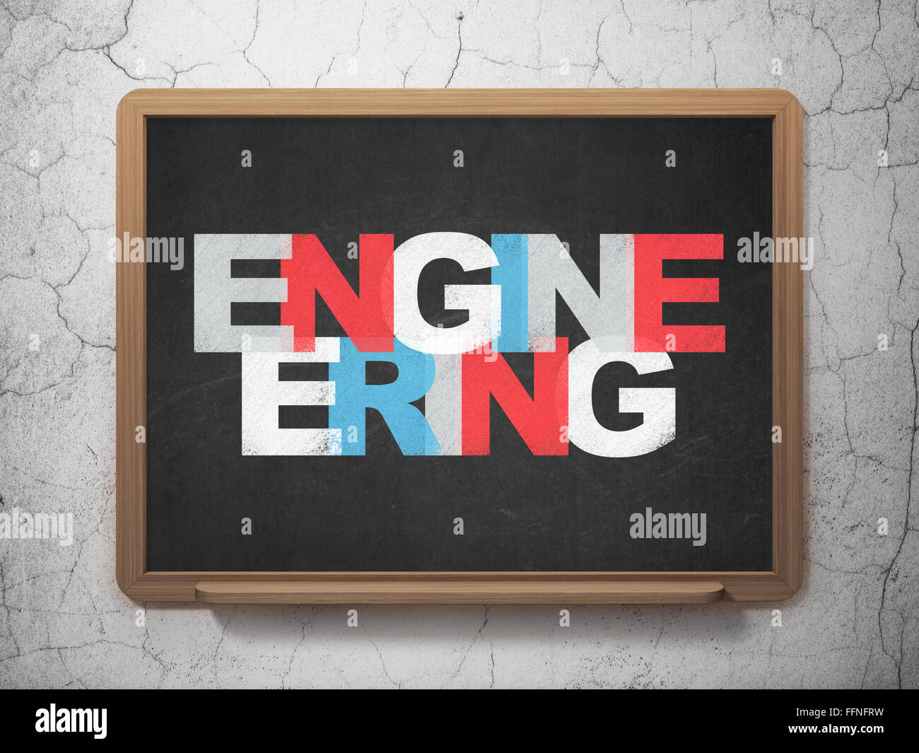 Science concept: Engineering on School Board background Stock Photo - Alamy