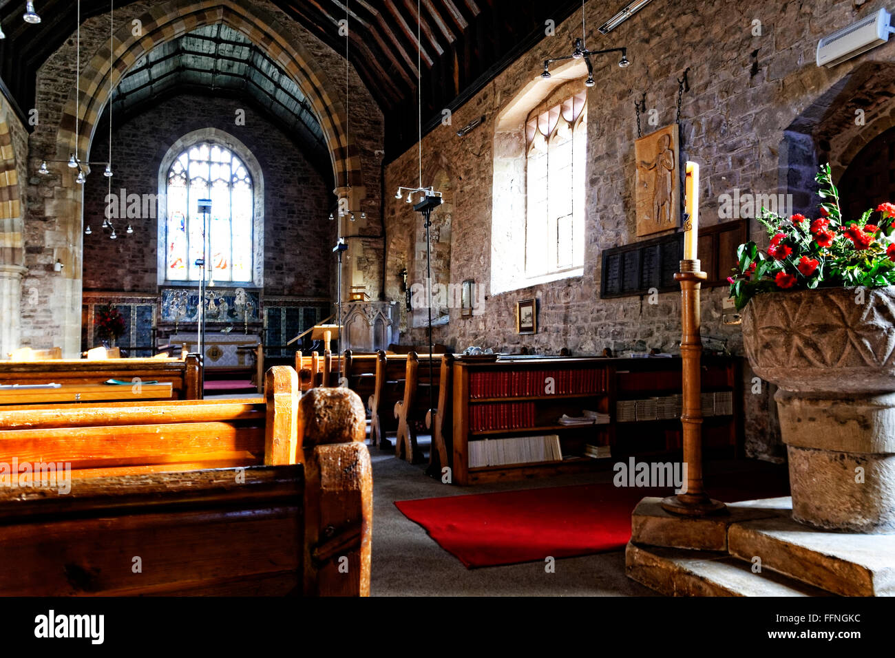 The church of St John the Baptist at Whitbourne is one of a group of ...