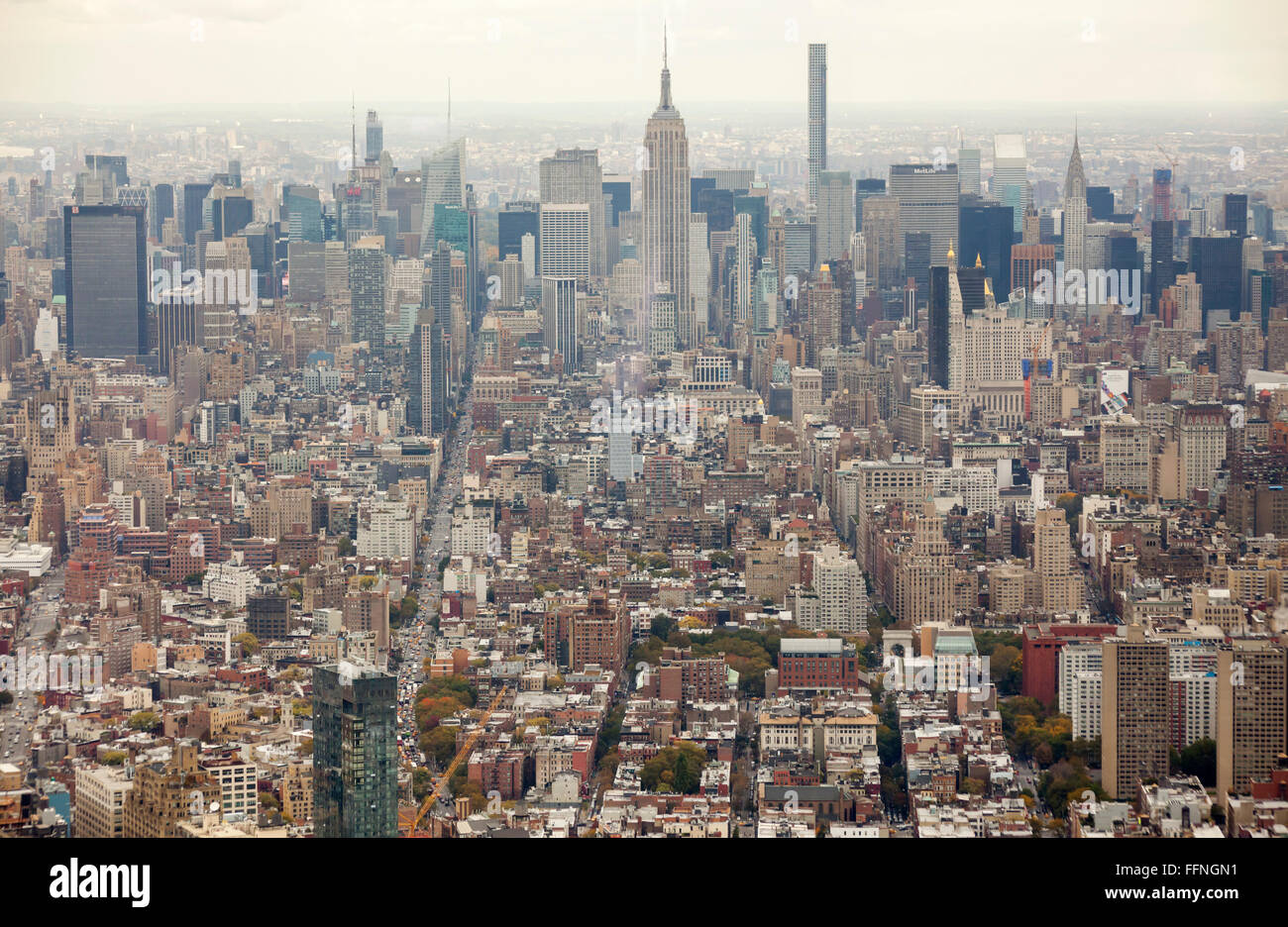 New York City Manhattan Freedom Tower Aerial View Stock Photo - Alamy