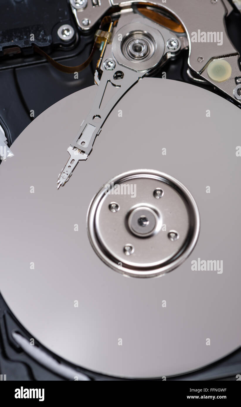 Open Hard Disk Drive (detailed close-up shot Stock Photo - Alamy