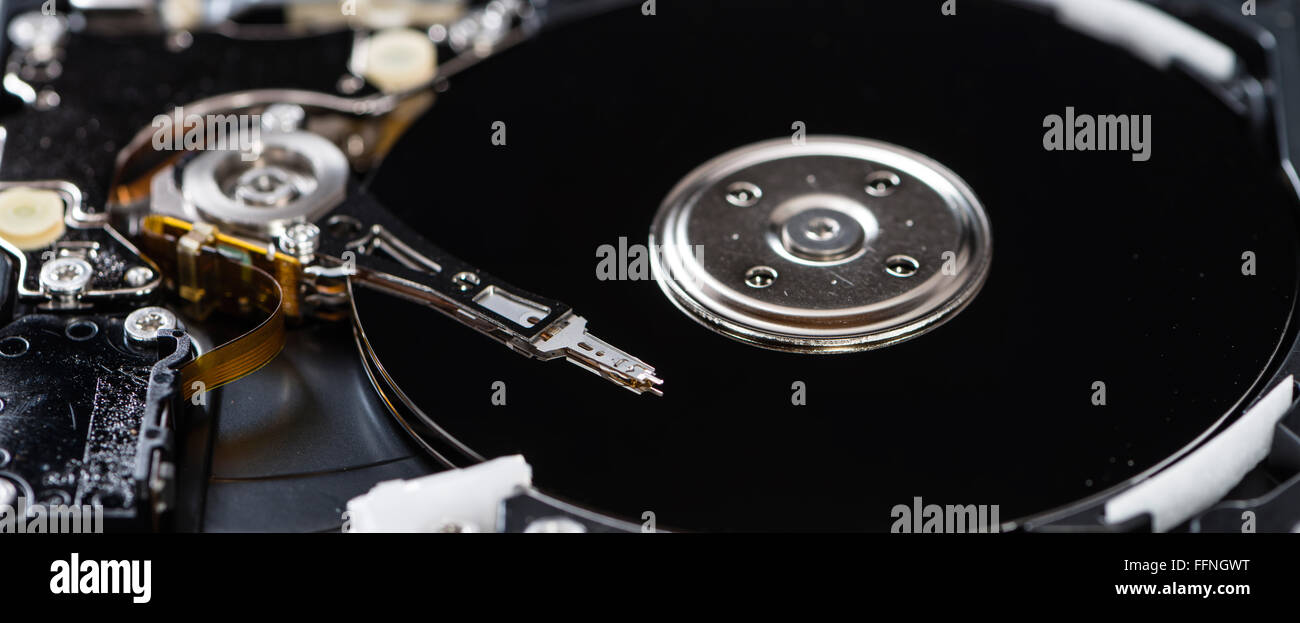 Open Hard Disk Drive (detailed close-up shot Stock Photo - Alamy