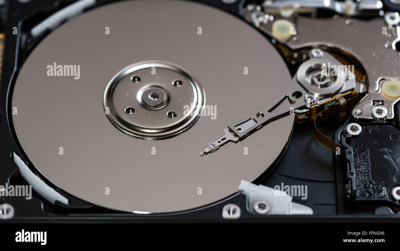 Open Hard Disk Drive (detailed close-up shot Stock Photo - Alamy