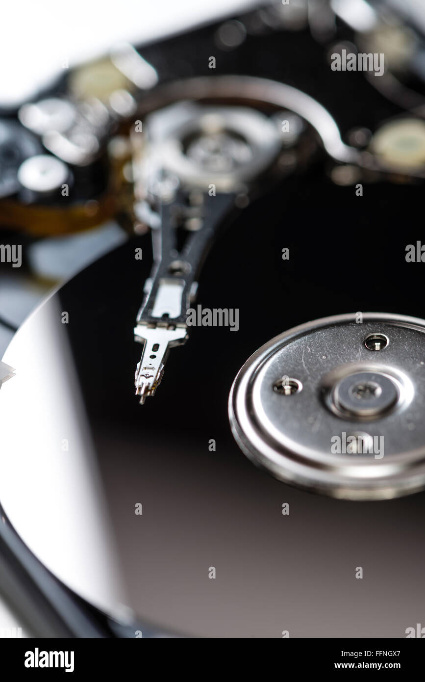 Open Hard Disk Drive (detailed close-up shot Stock Photo - Alamy