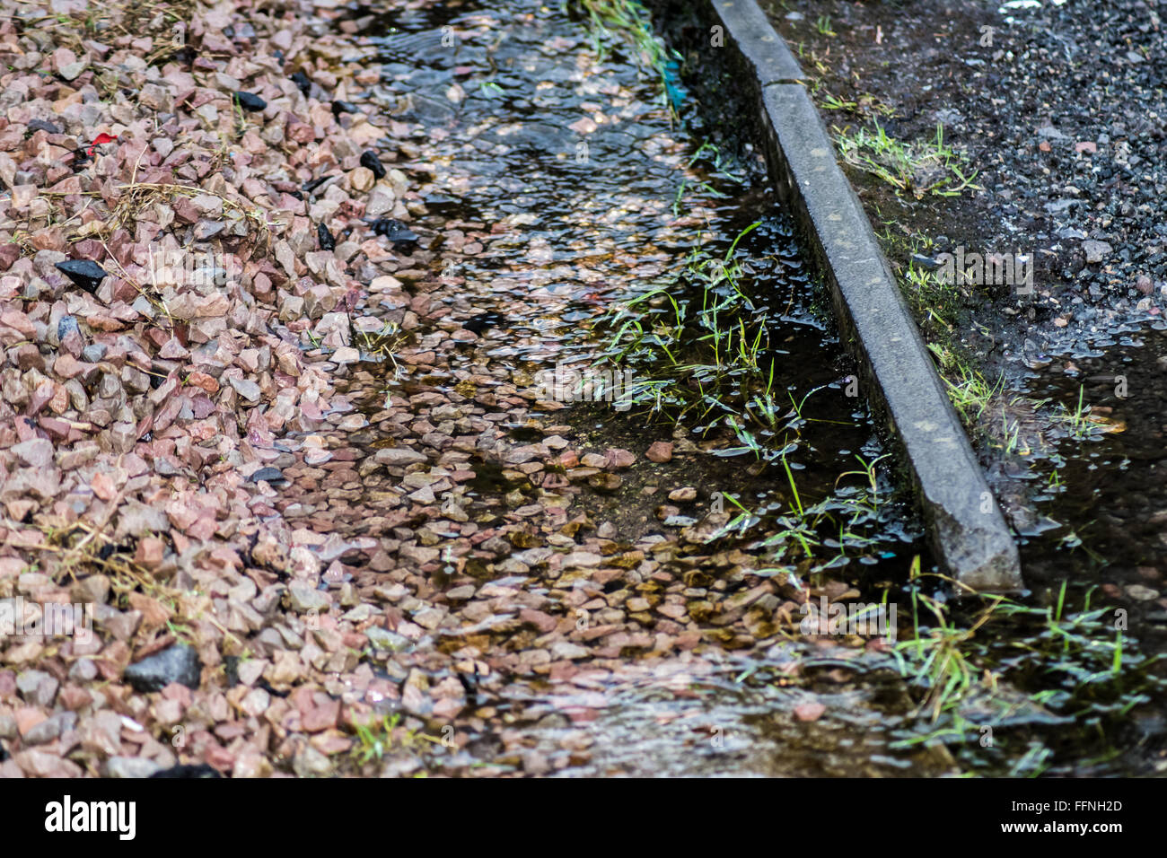 A clear Stream flowing over stones Stock Photo - Alamy