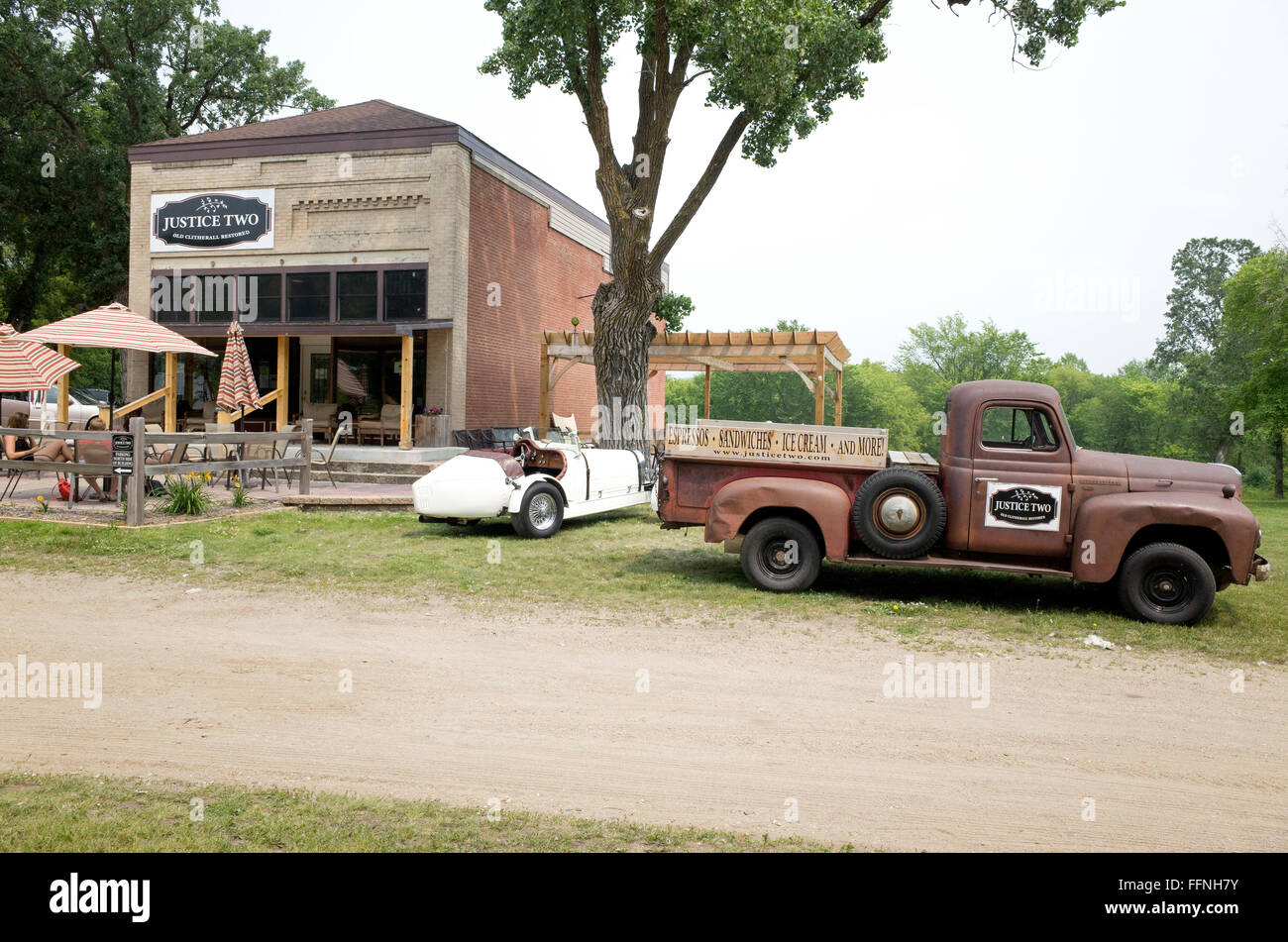 Preparations for Fourth of July celebration at the restored Justice Two ...