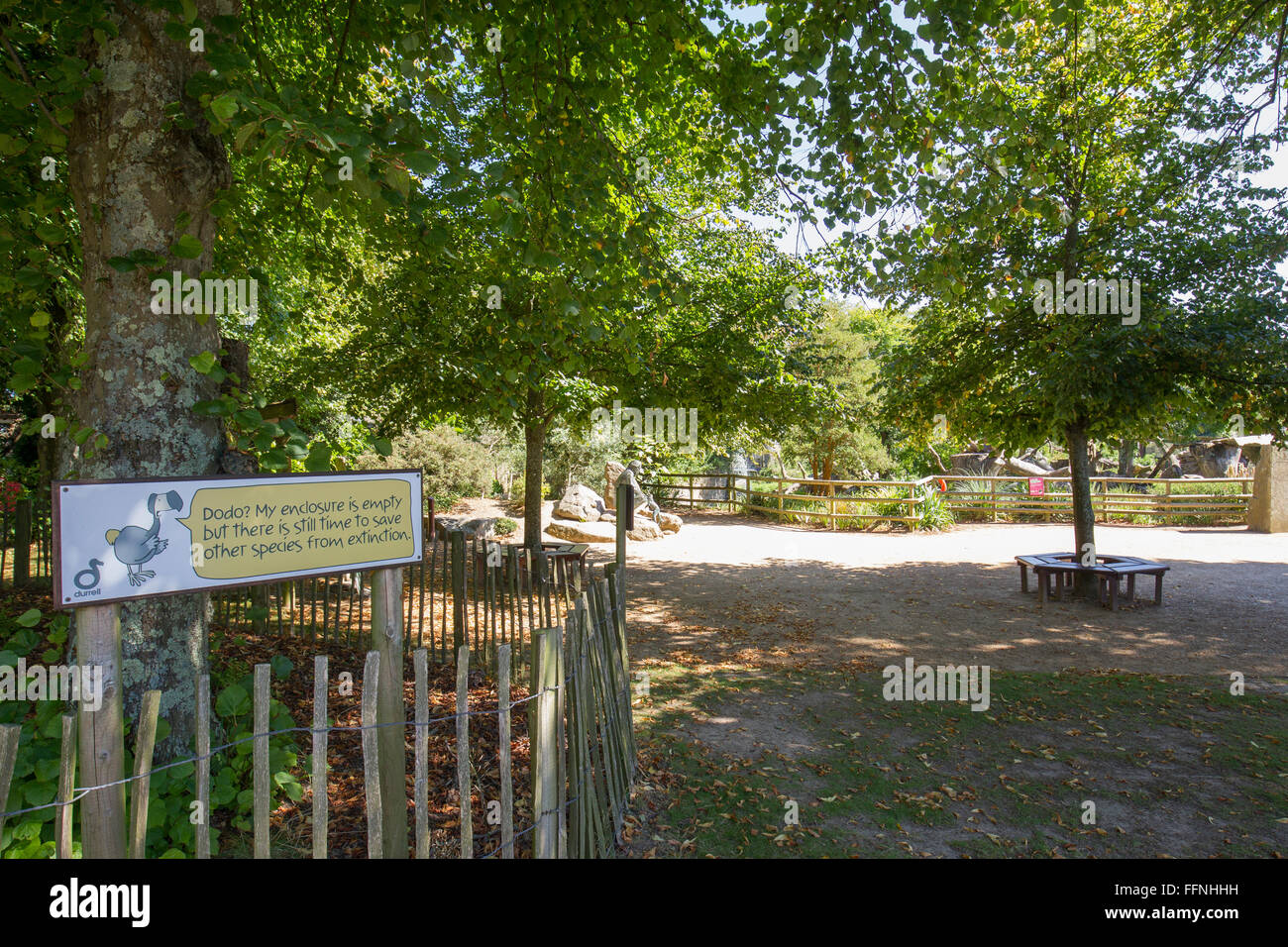 Durrell entrance 1st enclosure - Dodo? My enclosure is empty but there ...