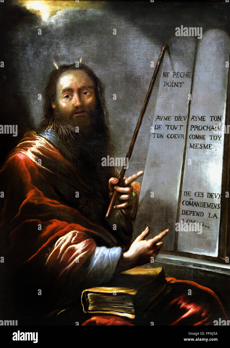 Moses with the tables of the law hi-res stock photography and images ...