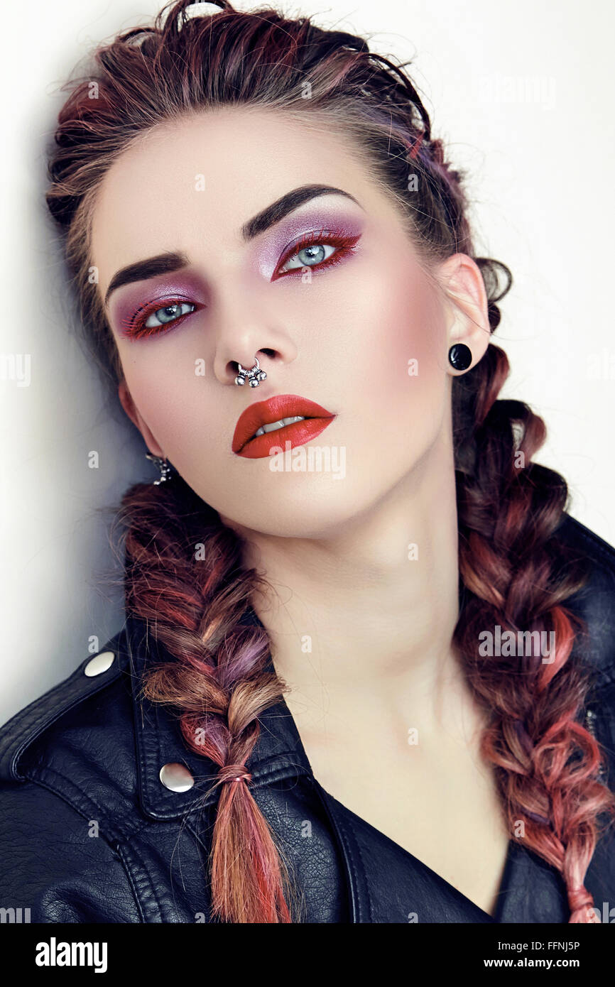Pierced girl hi-res stock photography and images - Alamy