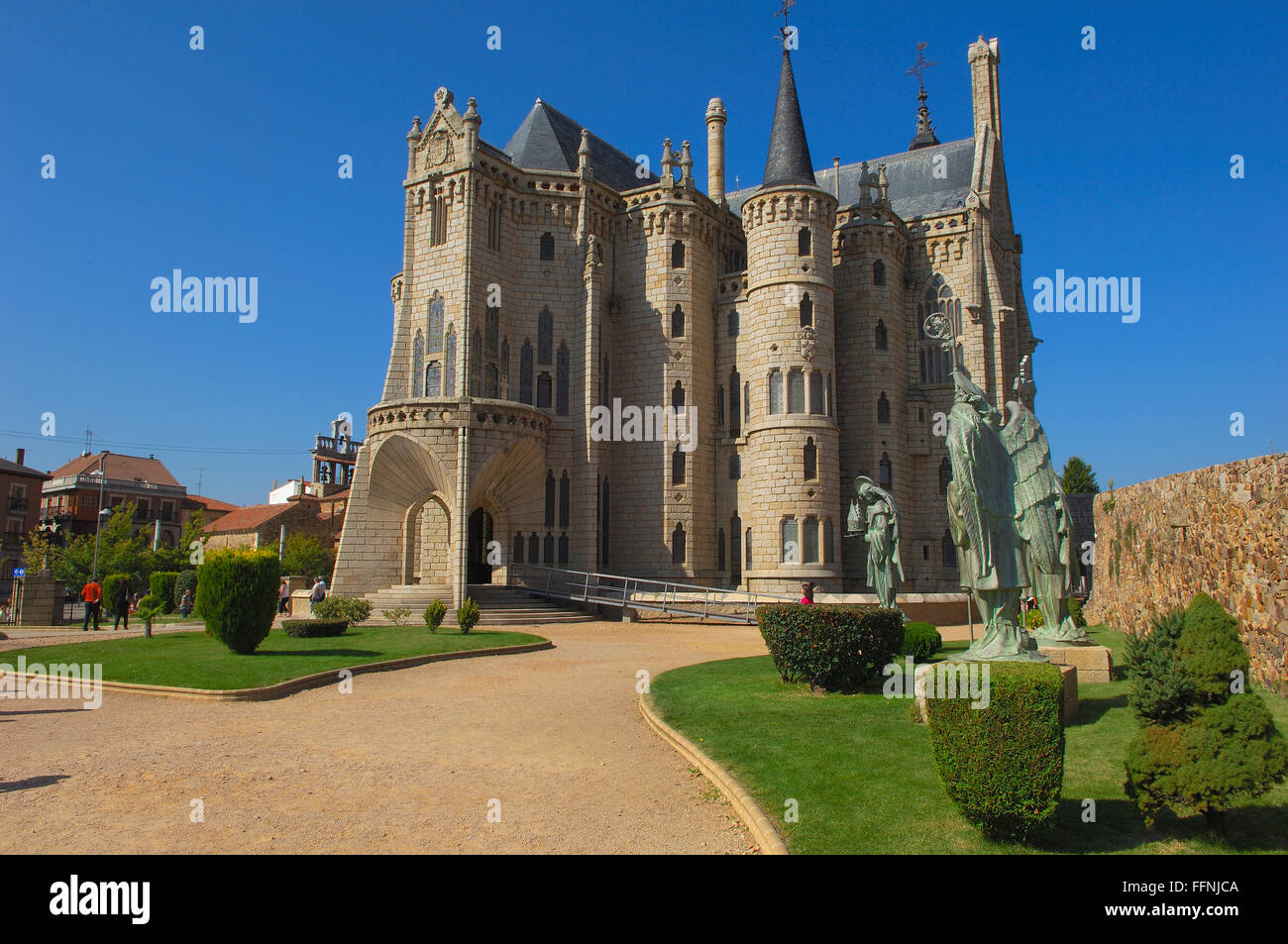 Astorga, Gaudi Palace now Museun of the ways , Episcopal Palace, Via de ...
