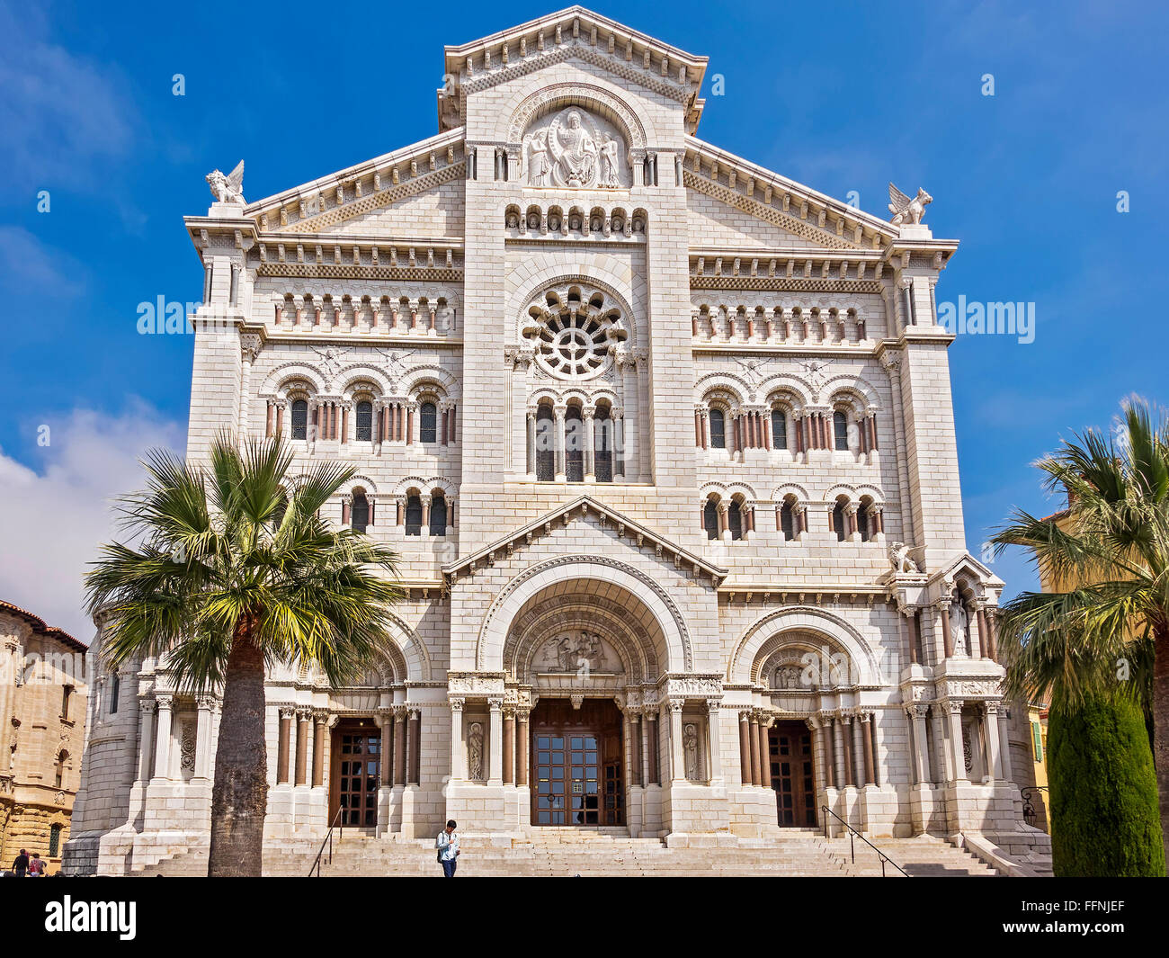 The Cathedral Monte Carlo Monaco Stock Photo - Alamy