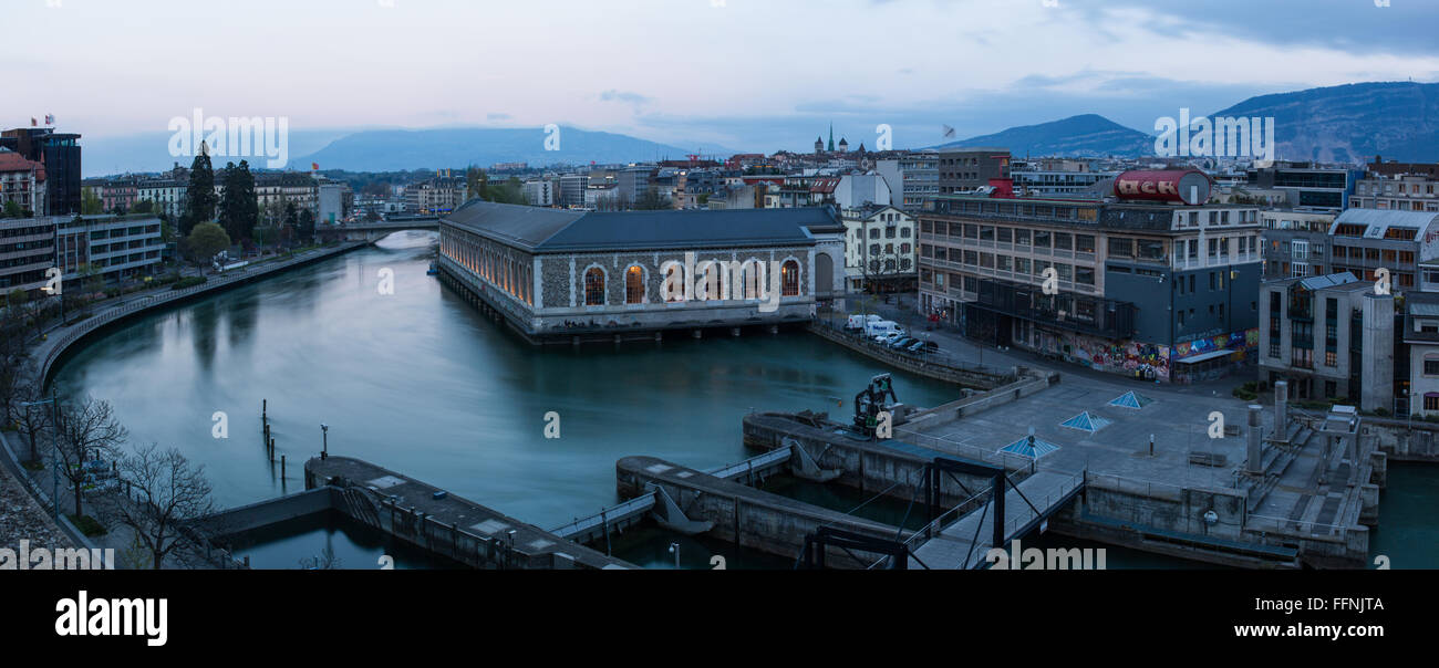 Rhone river geneva hi-res stock photography and images - Alamy