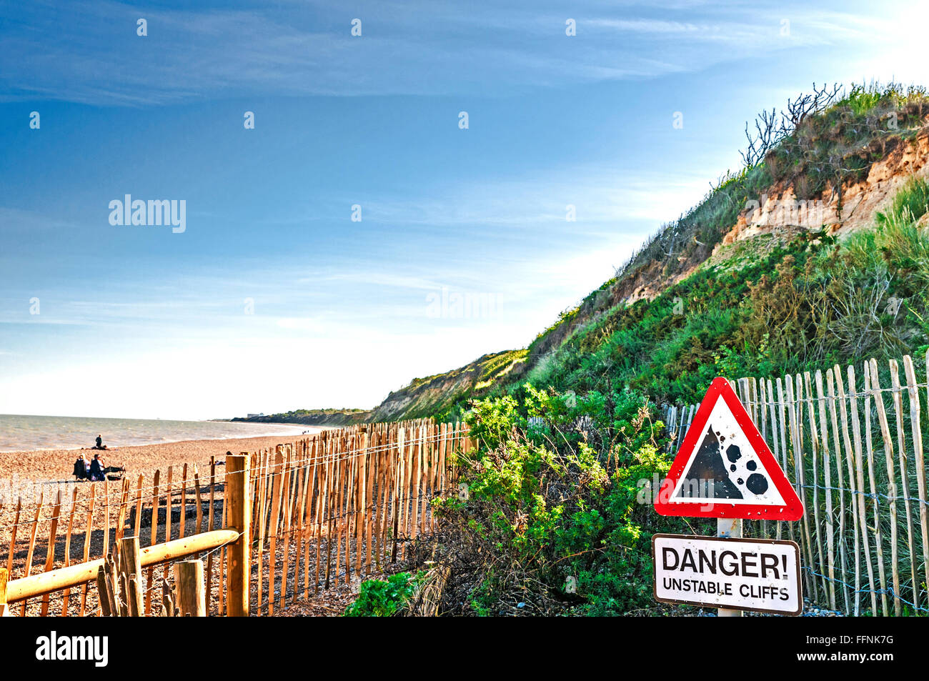Cliffs near Dunwich, Suffolk Stock Photo - Alamy