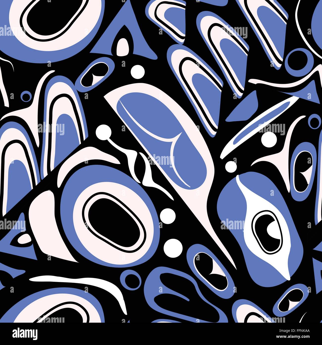 abstract blue background native north american Stock Vector Image & Art ...