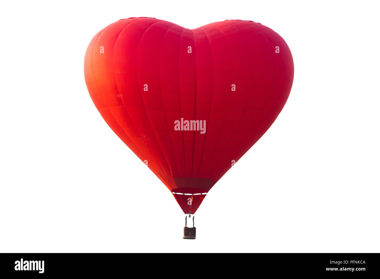 hot air balloon isolated on white with clipping path Stock Photo - Alamy