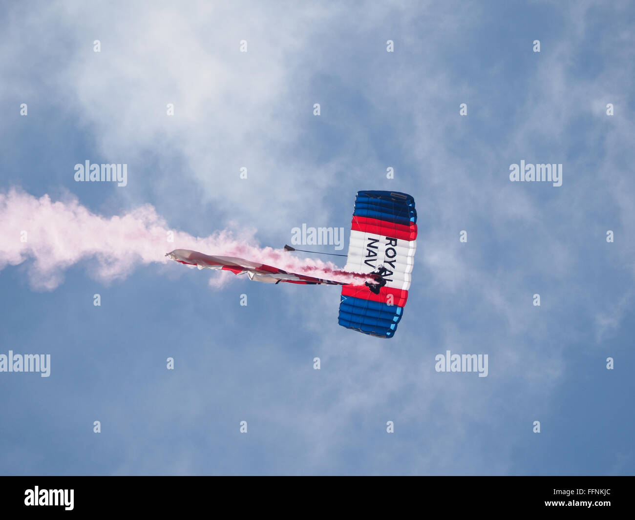 Royal Navy Parachute Team Stock Photo - Alamy