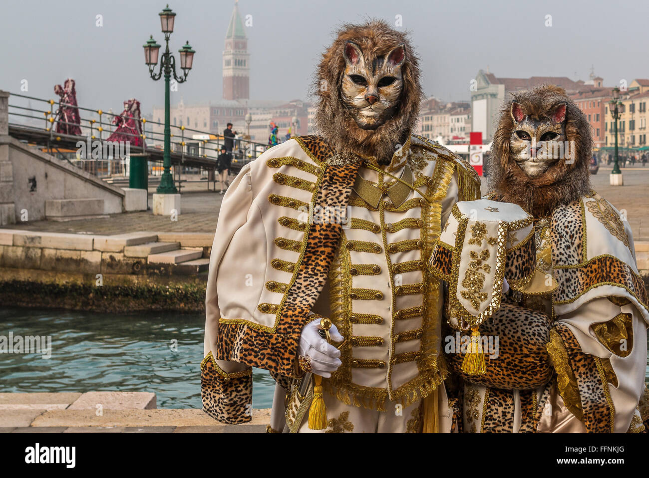 Venice carnival masks and costumes Stock Photo - Alamy
