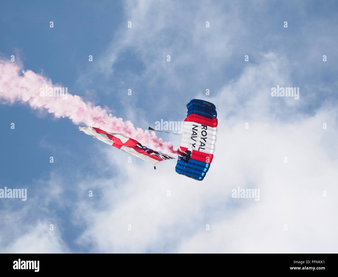 Royal Navy Parachute Team Stock Photo - Alamy