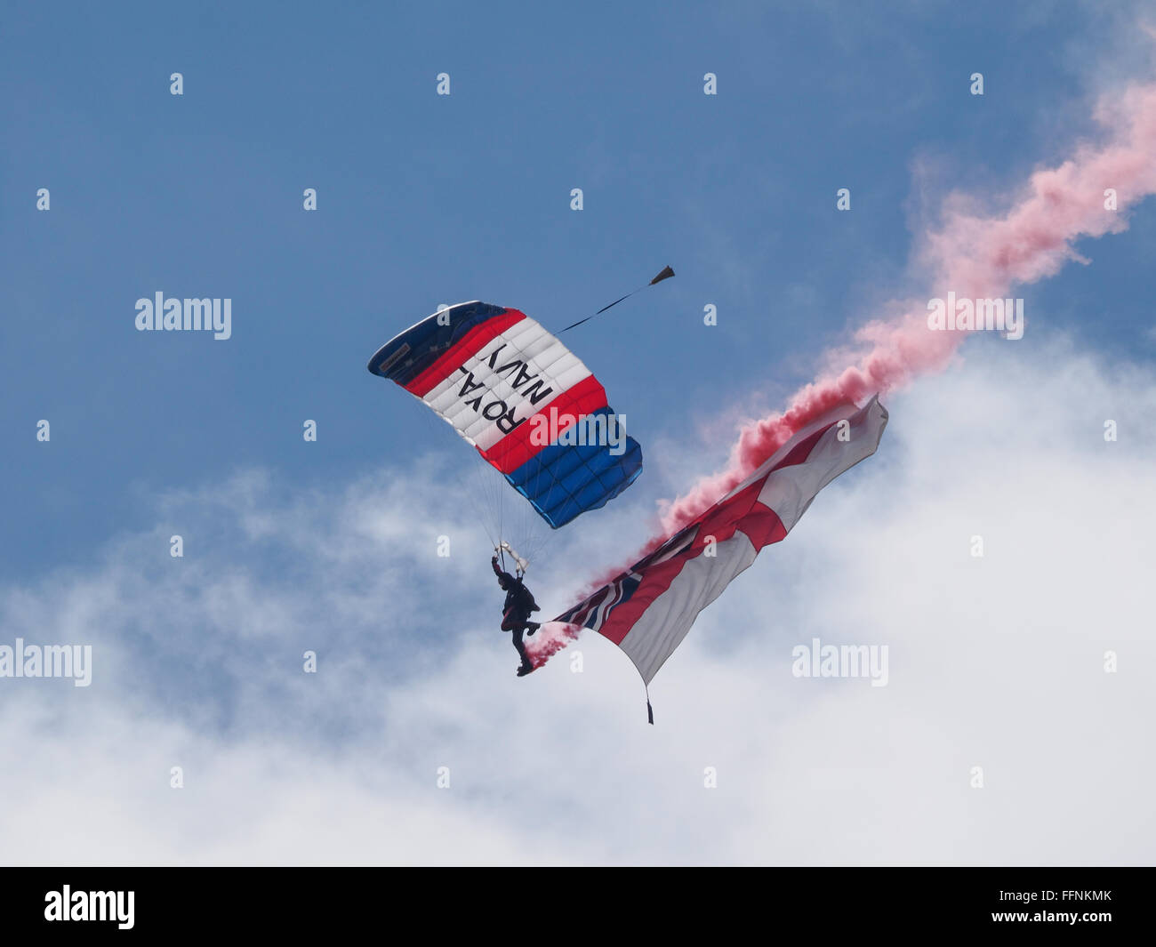 Royal Navy Parachute Team Stock Photo - Alamy
