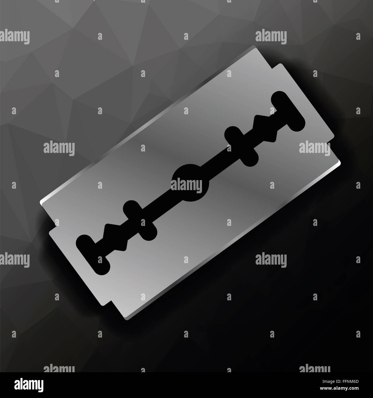 Metal Razor Blade Stock Photo - Alamy