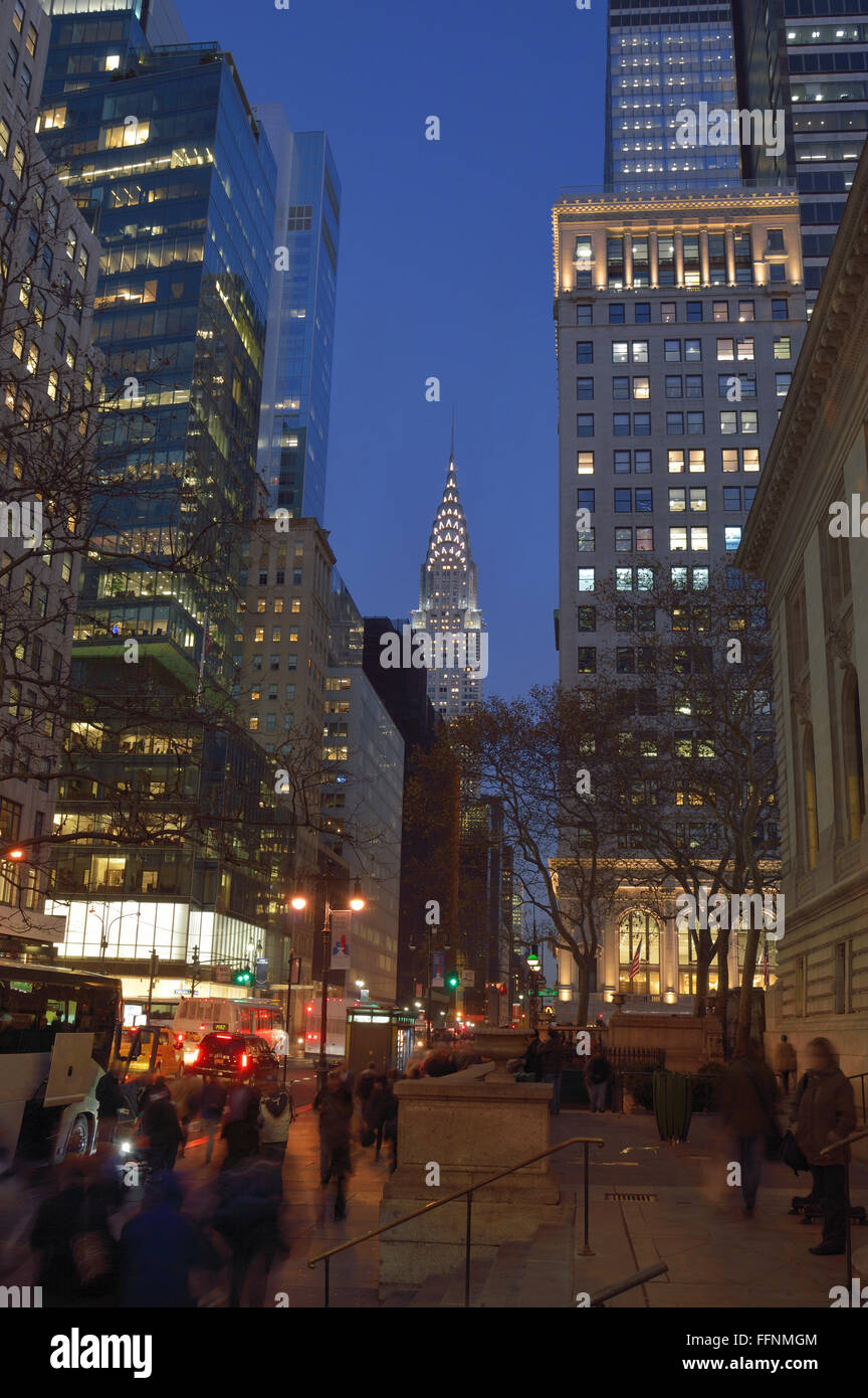 Manhattan at night Stock Photo - Alamy