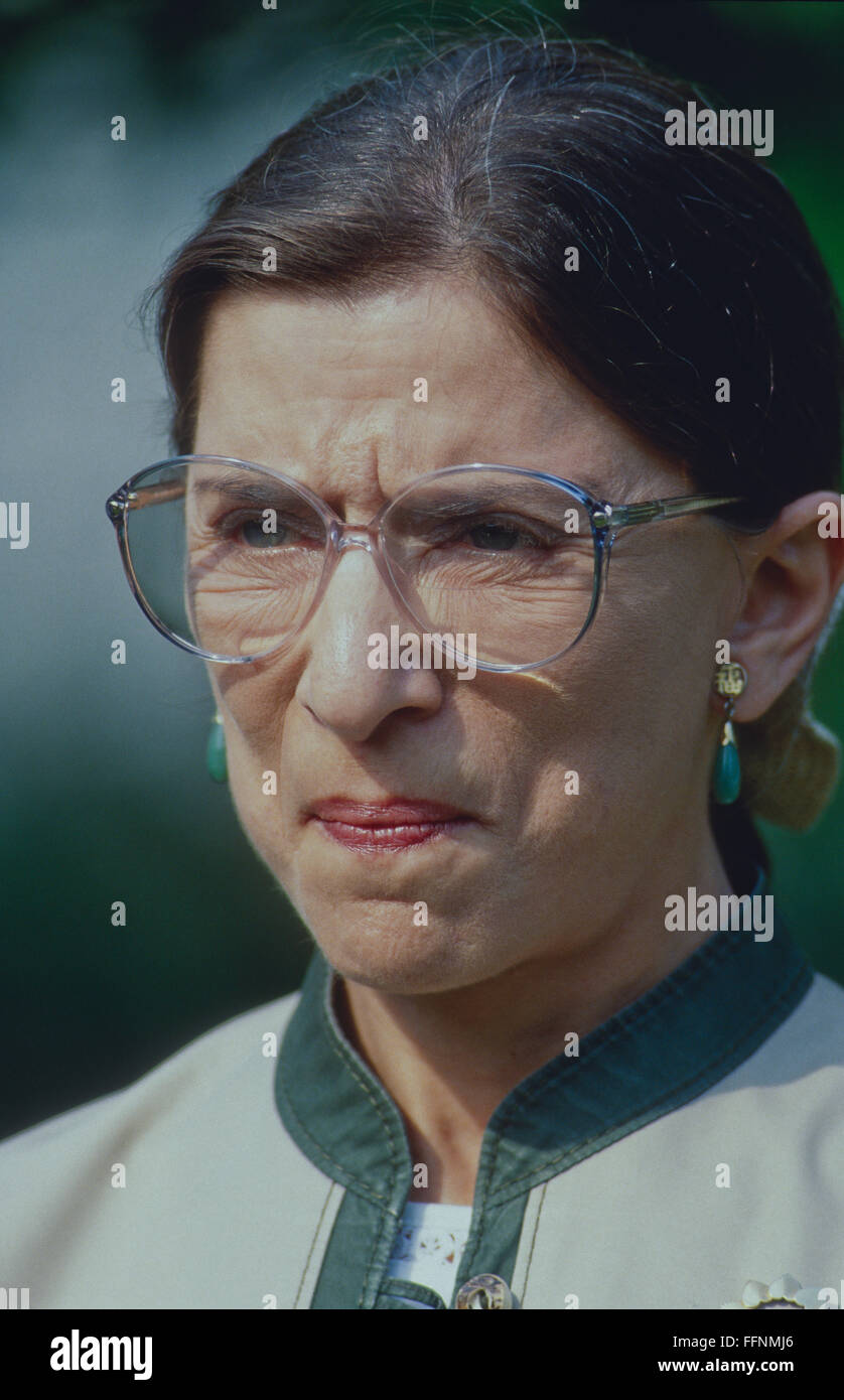Washington, DC., USA, 3rd August, 1993 Judge Ruth Bader Ginsberg ...