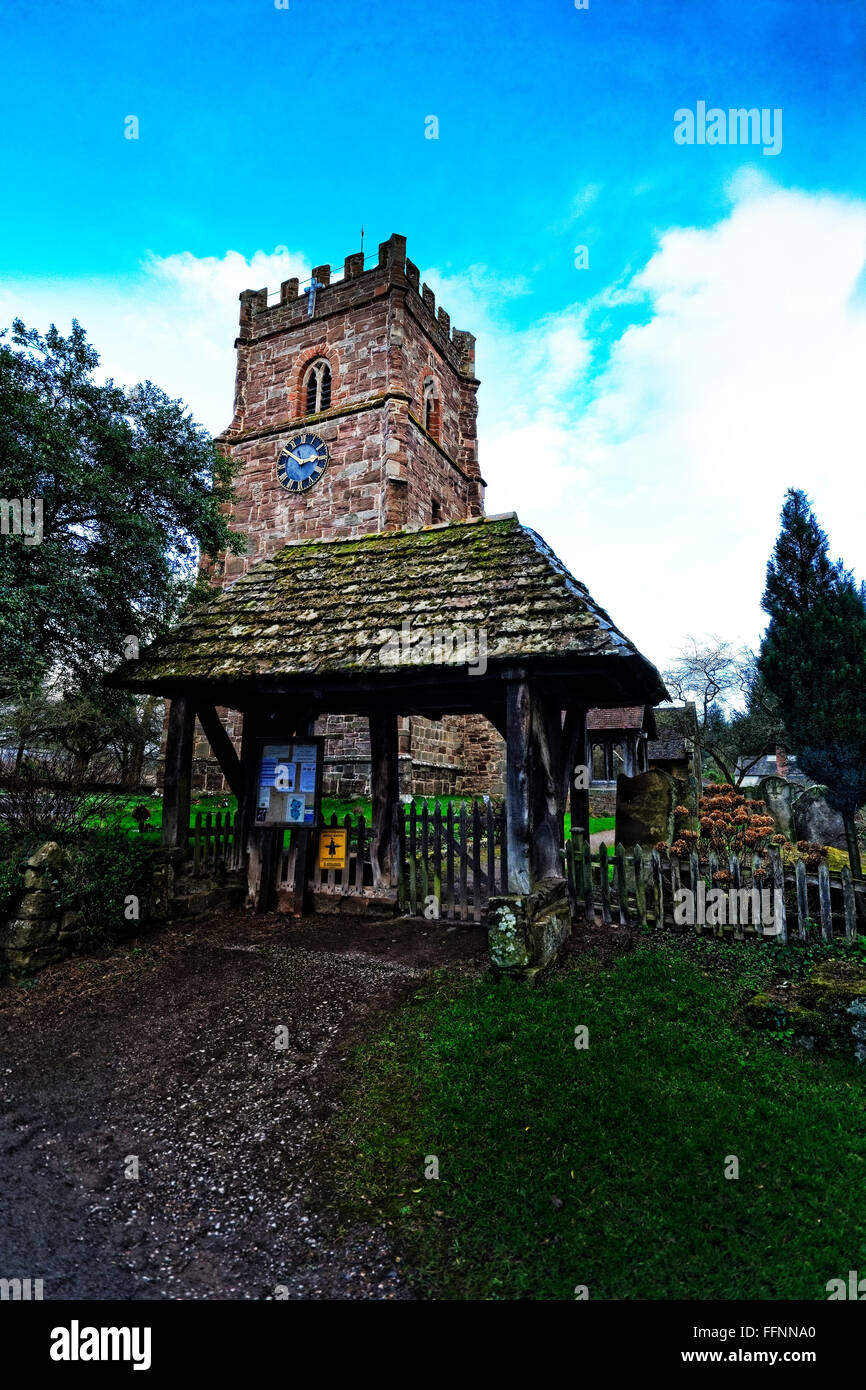 The church of St John the Baptist at Whitbourne is one of a group of ...