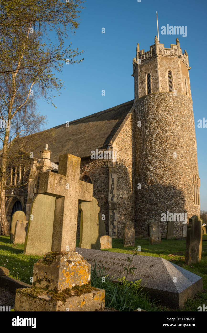 The parish church of St. Edmund at Acle, Norfolk Stock Photo - Alamy