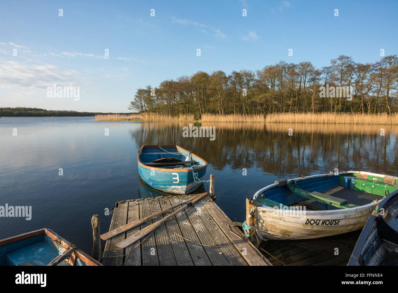 Ormesby Little Broad, viewed form Filby Bridge, Norfolk Stock Photo - Alamy