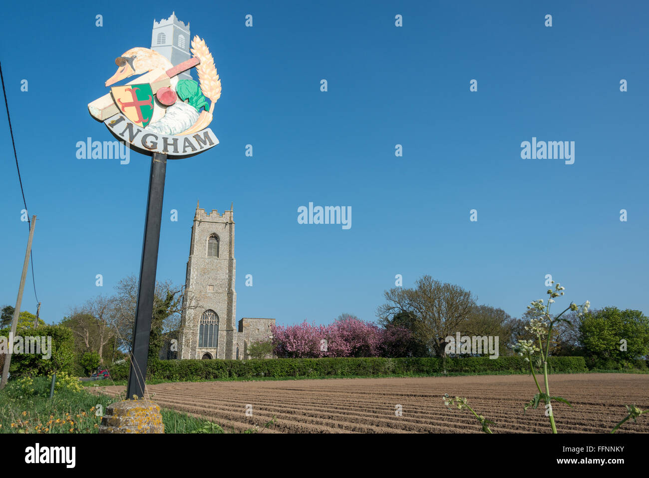 Holy Trinity Church at Ingham, Norfolk Stock Photo - Alamy