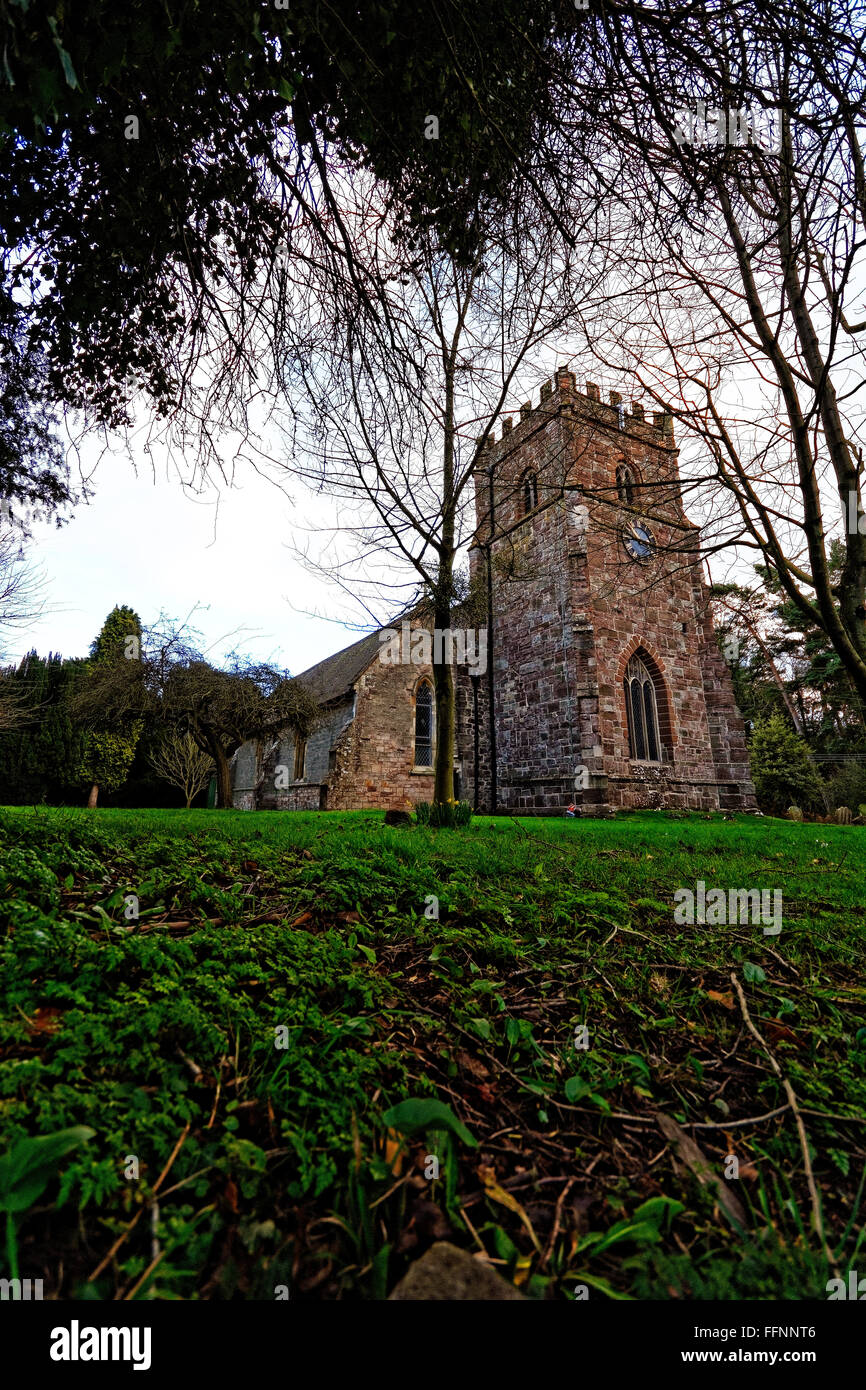The church of St John the Baptist at Whitbourne is one of a group of ...