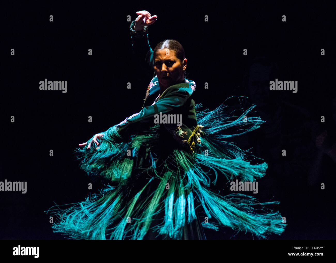 London, UK. 16th February, 2016. Performance of 'Soleá por bulería' by ...