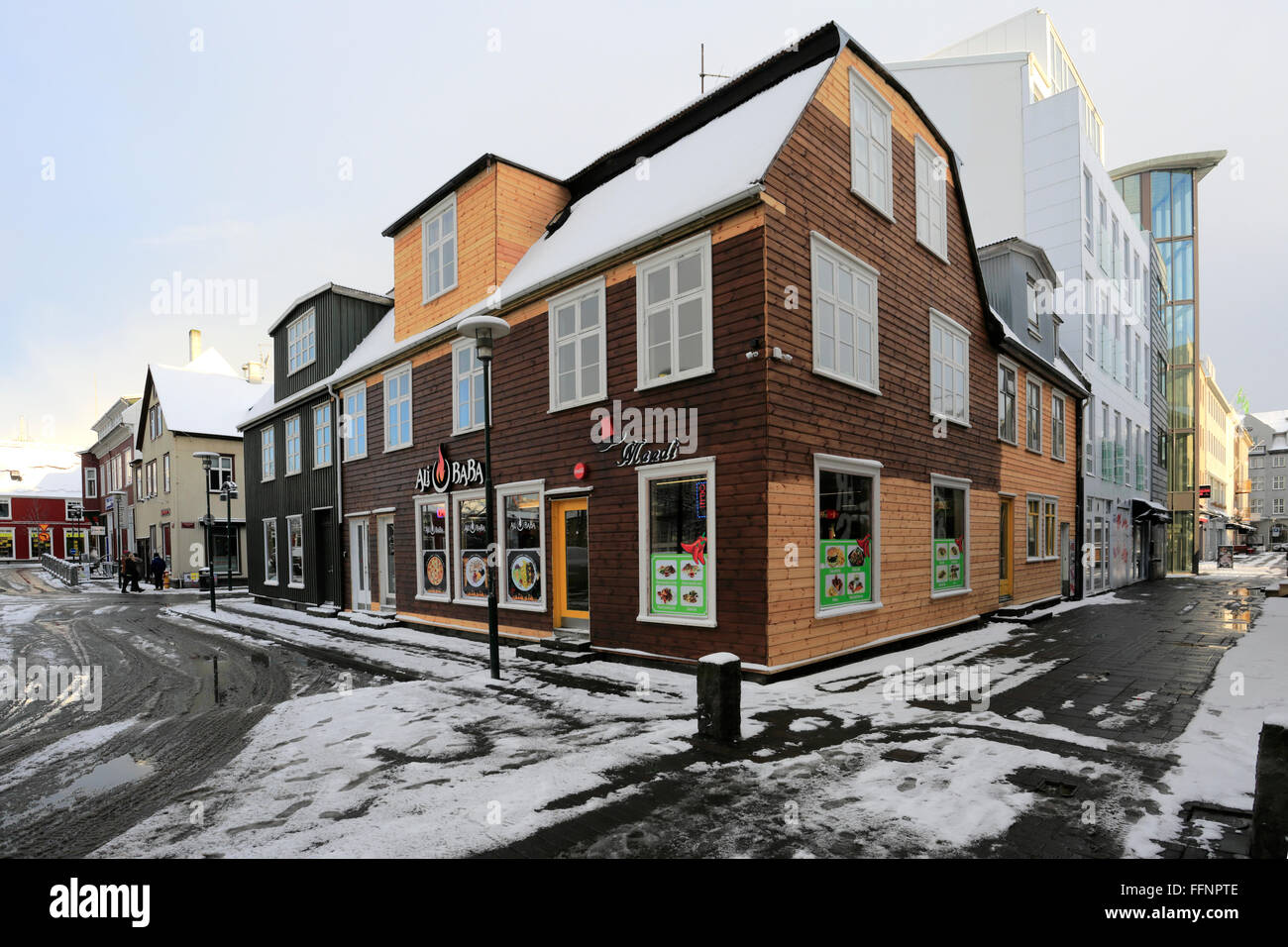 City centre streets view, Reykjavik city, Iceland Stock Photo - Alamy