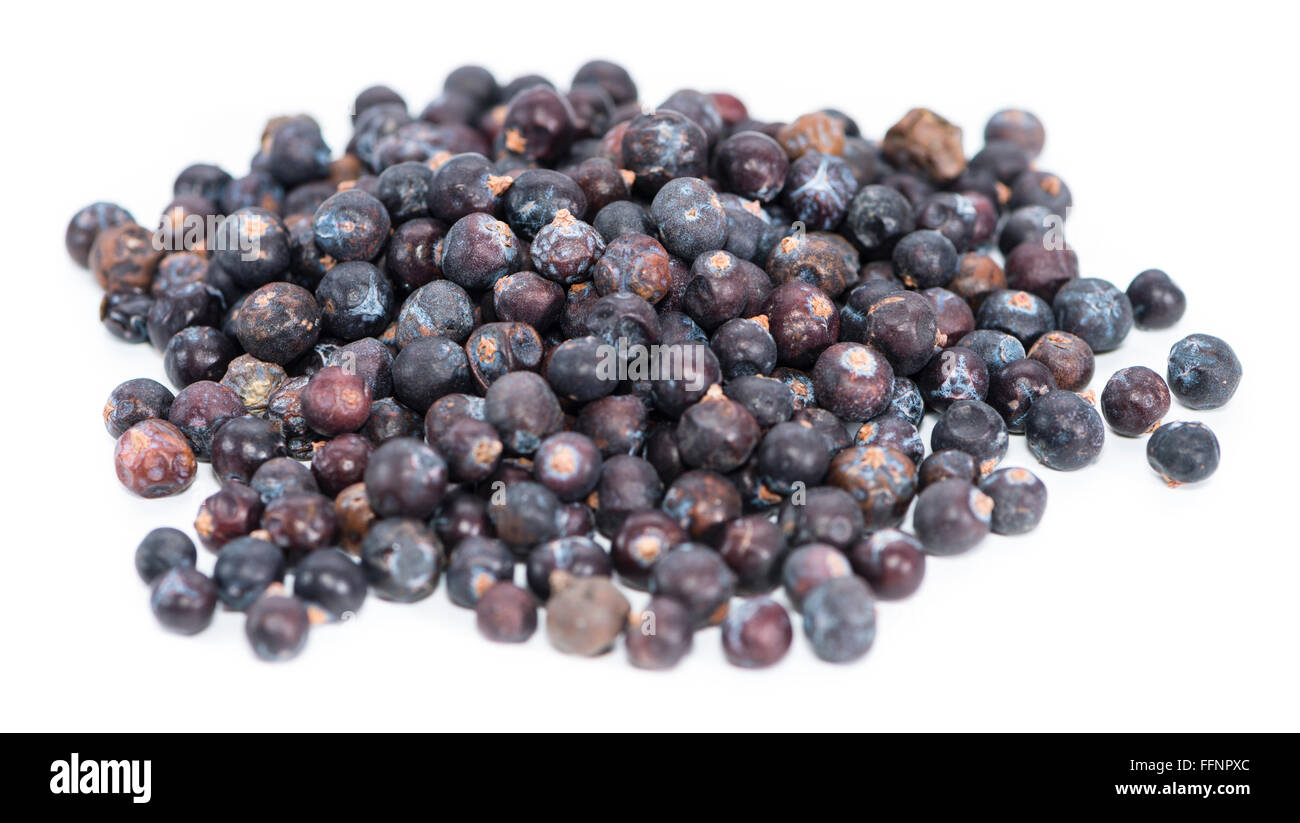 Juniper berries macro detail Cut Out Stock Images & Pictures - Alamy