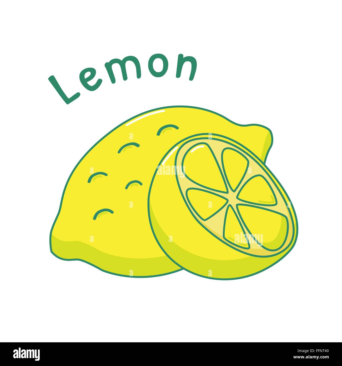 Lemon vectors hi-res stock photography and images - Alamy