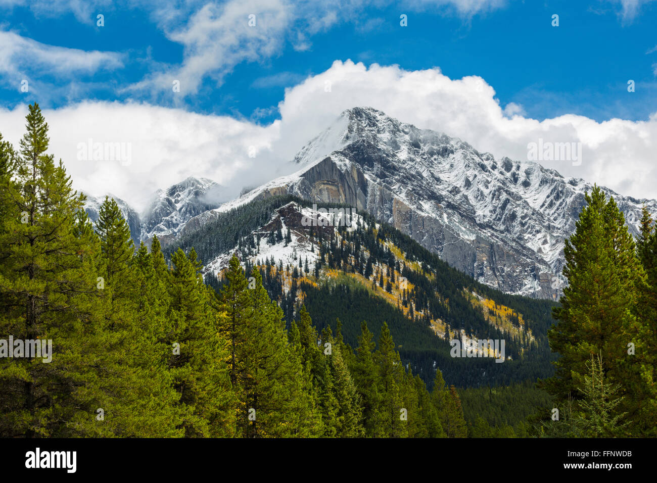 Mount Ishbel, Sawback Range, Banff Nationalpark, Alberta, Canada Stock ...