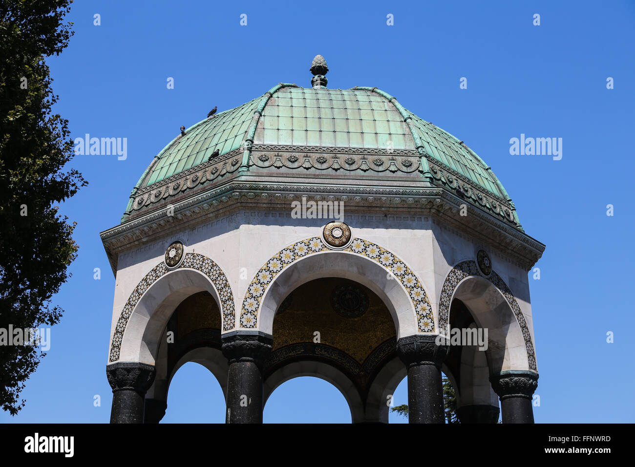 German Fountain in Sultanahmet square, Istanbul, Turkey Stock Photo - Alamy