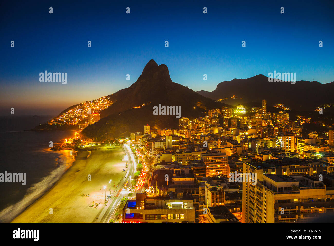 Leblon Beach. Rio de Janeiro. Brazil Stock Photo - Alamy