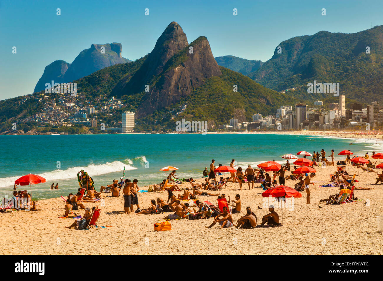 Leblon from Arpoador. Rio de Janeiro. Brazil Stock Photo - Alamy