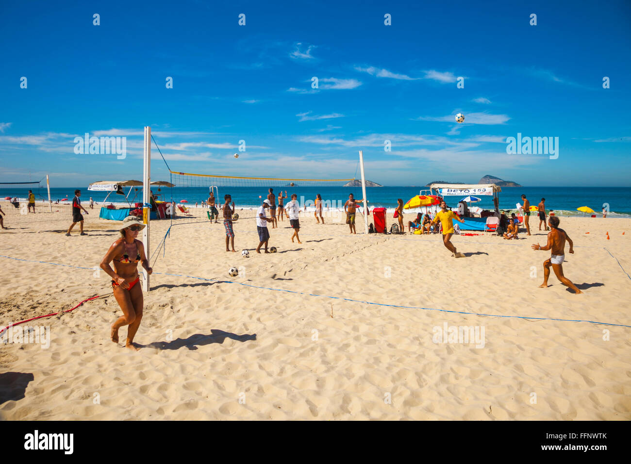 Leblon Beach. Rio de Janeiro. Brazil Stock Photo - Alamy