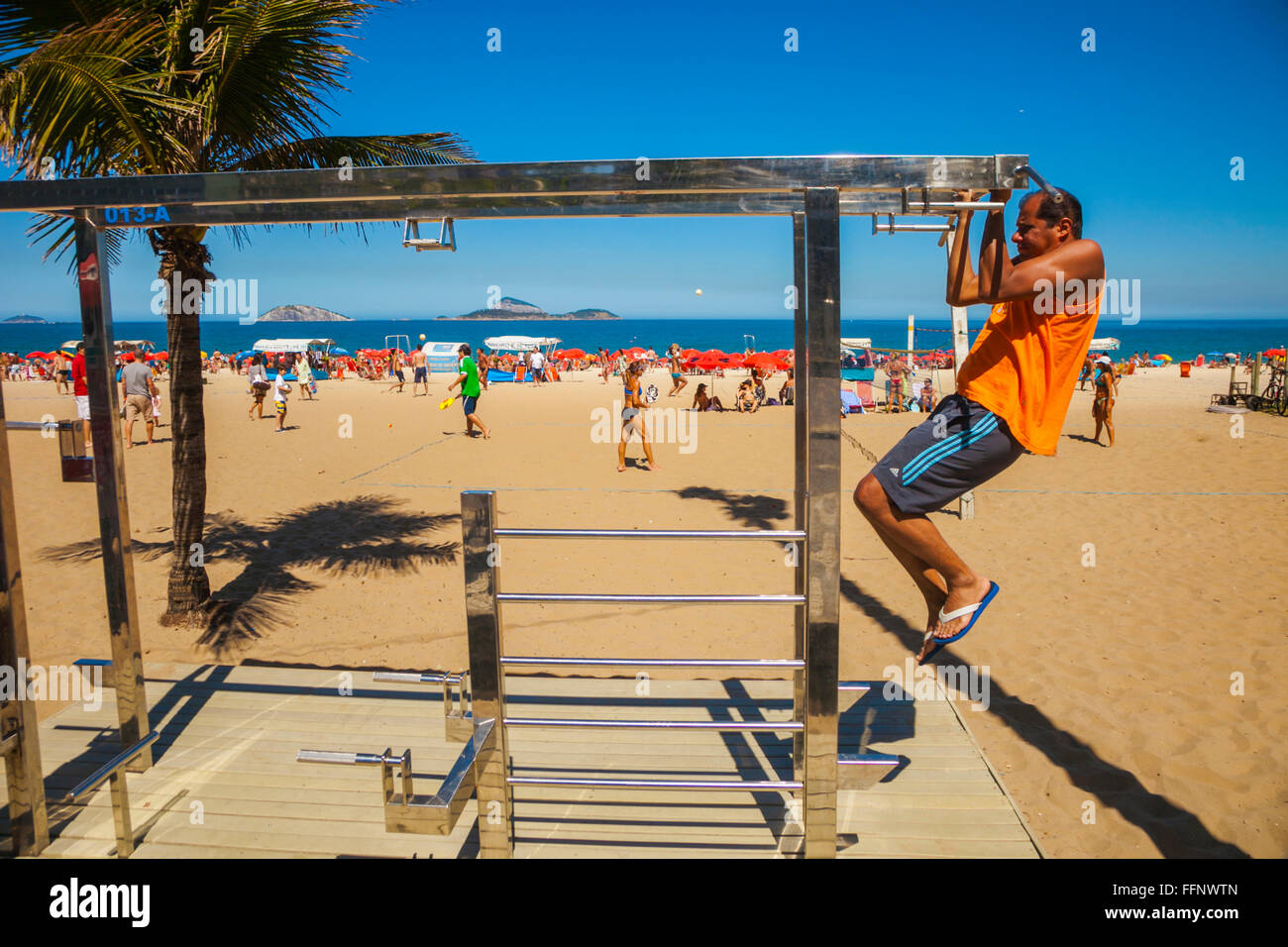 Leblon Beach. Rio de Janeiro. Brazil Stock Photo - Alamy