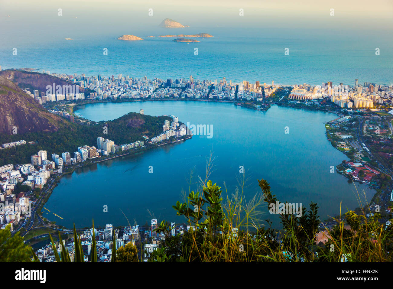 Rodrigo de Freitas Lake. Rio de Janeiro. Brazil Stock Photo - Alamy