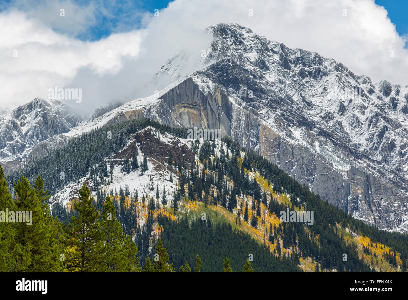 Mount Ishbel, Sawback Range, Banff Nationalpark, Alberta, Canada Stock ...