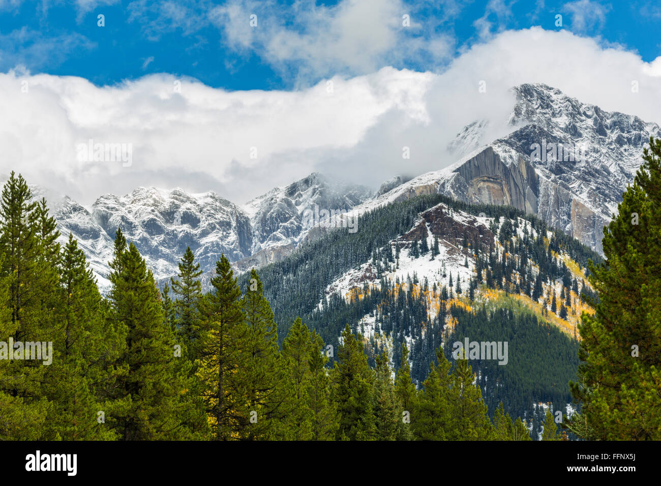 Mount Ishbel, Sawback Range, Banff Nationalpark, Alberta, Canada Stock ...