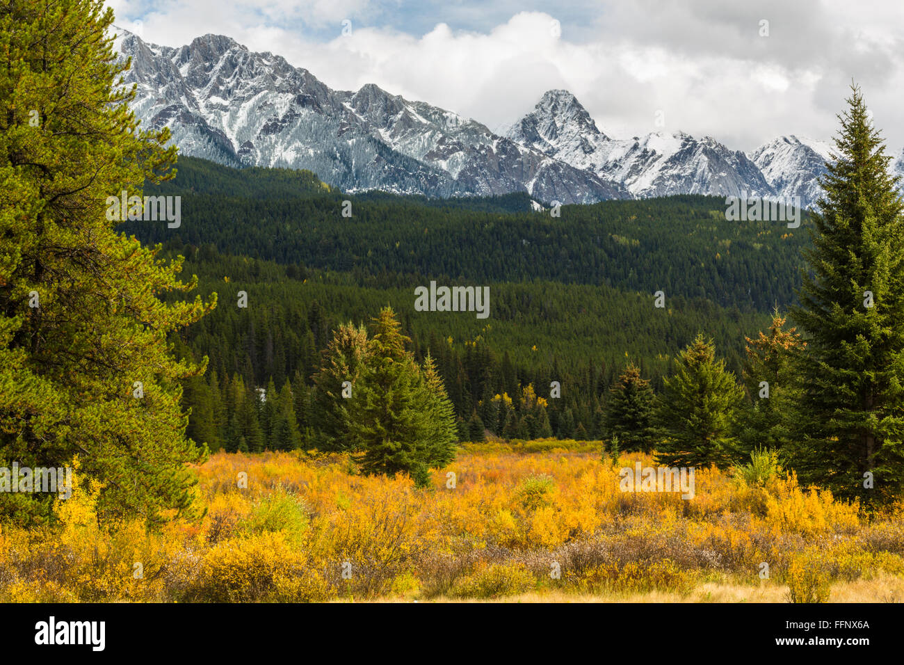 Mount Ishbel, Sawback Range, Banff Nationalpark, Alberta, Canada Stock ...