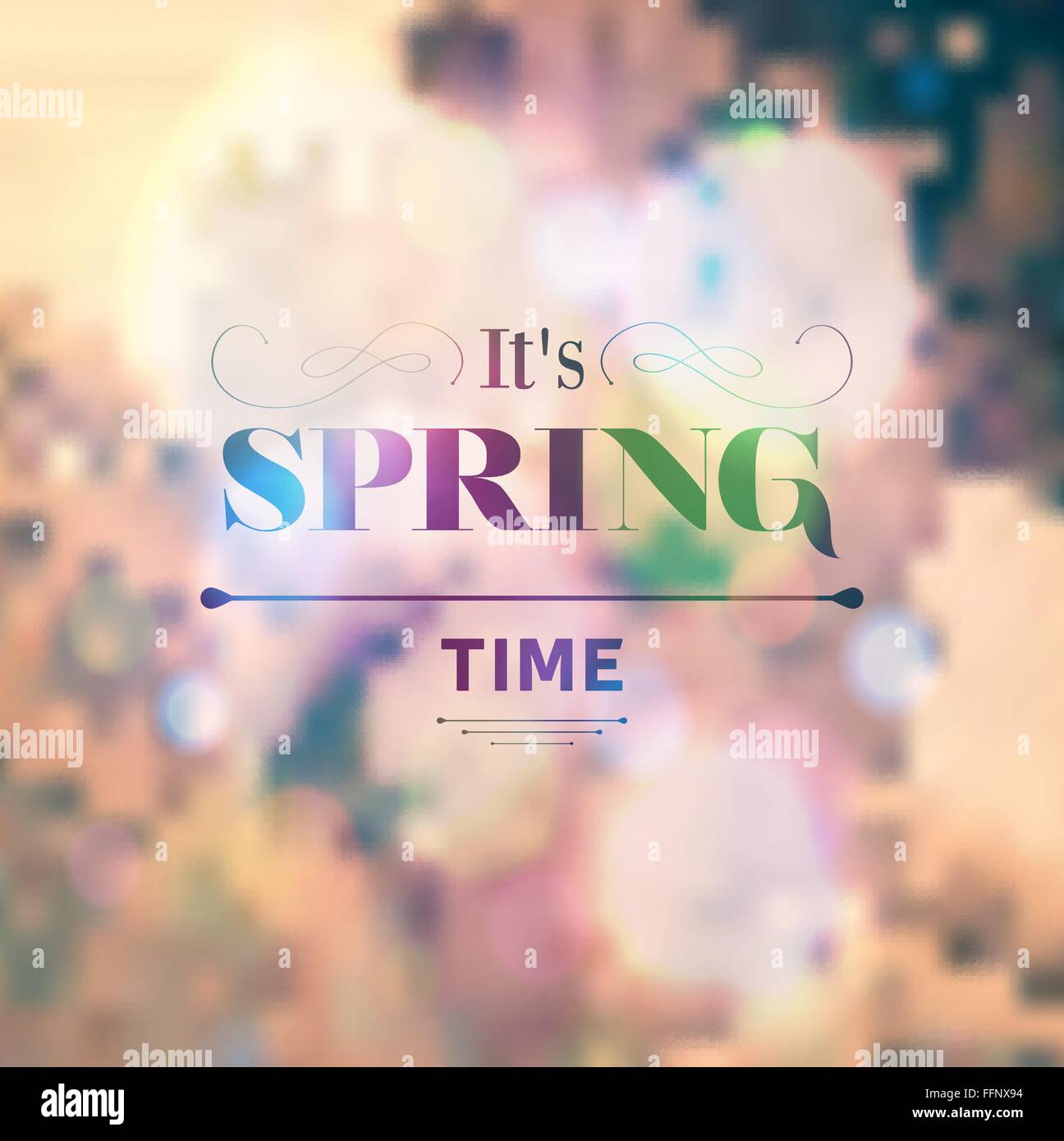 Its Spring Time Stock Vector Image & Art - Alamy
