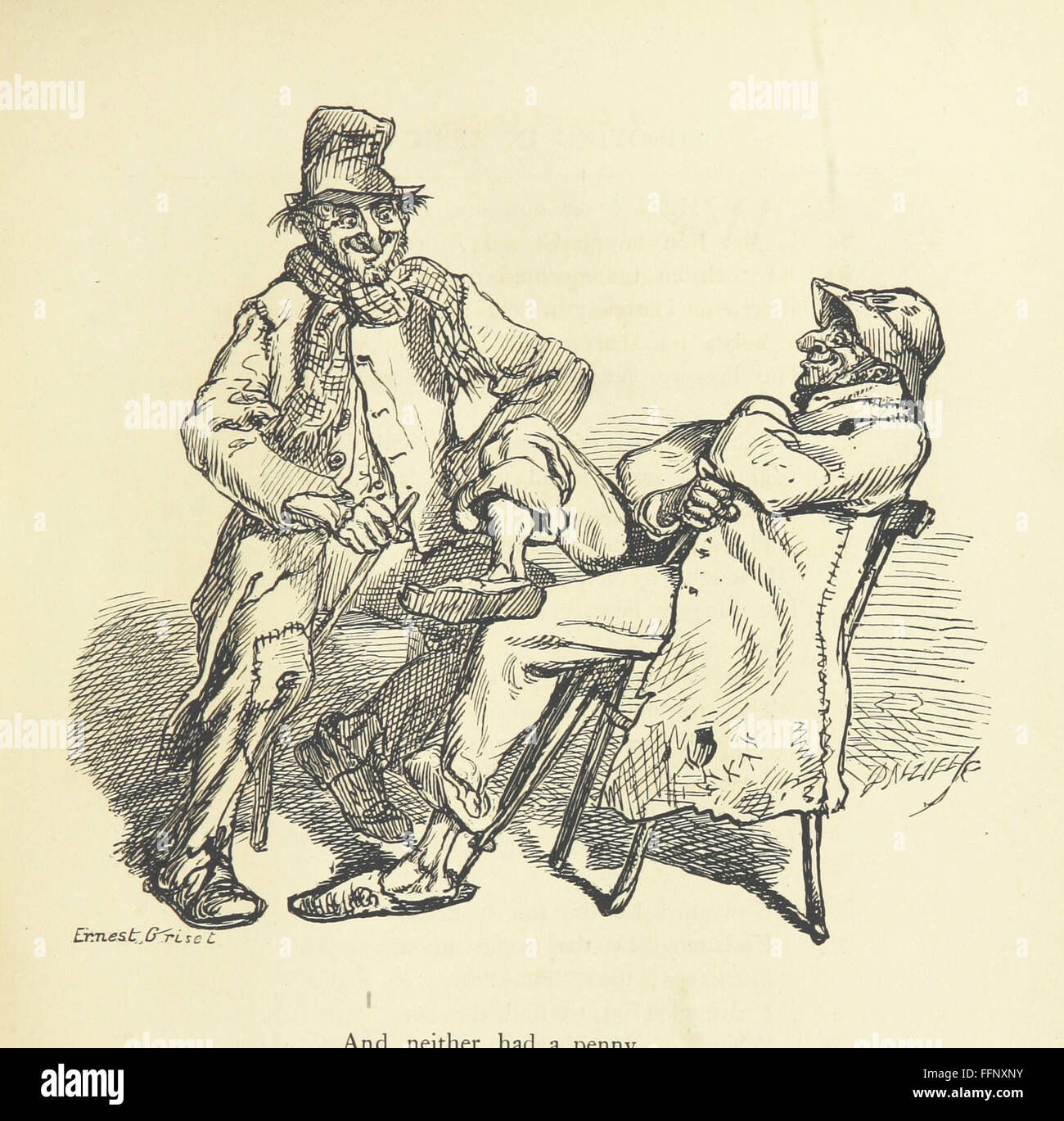 A collection of humorous illustrations by E. Griset, paired with rhymes ...