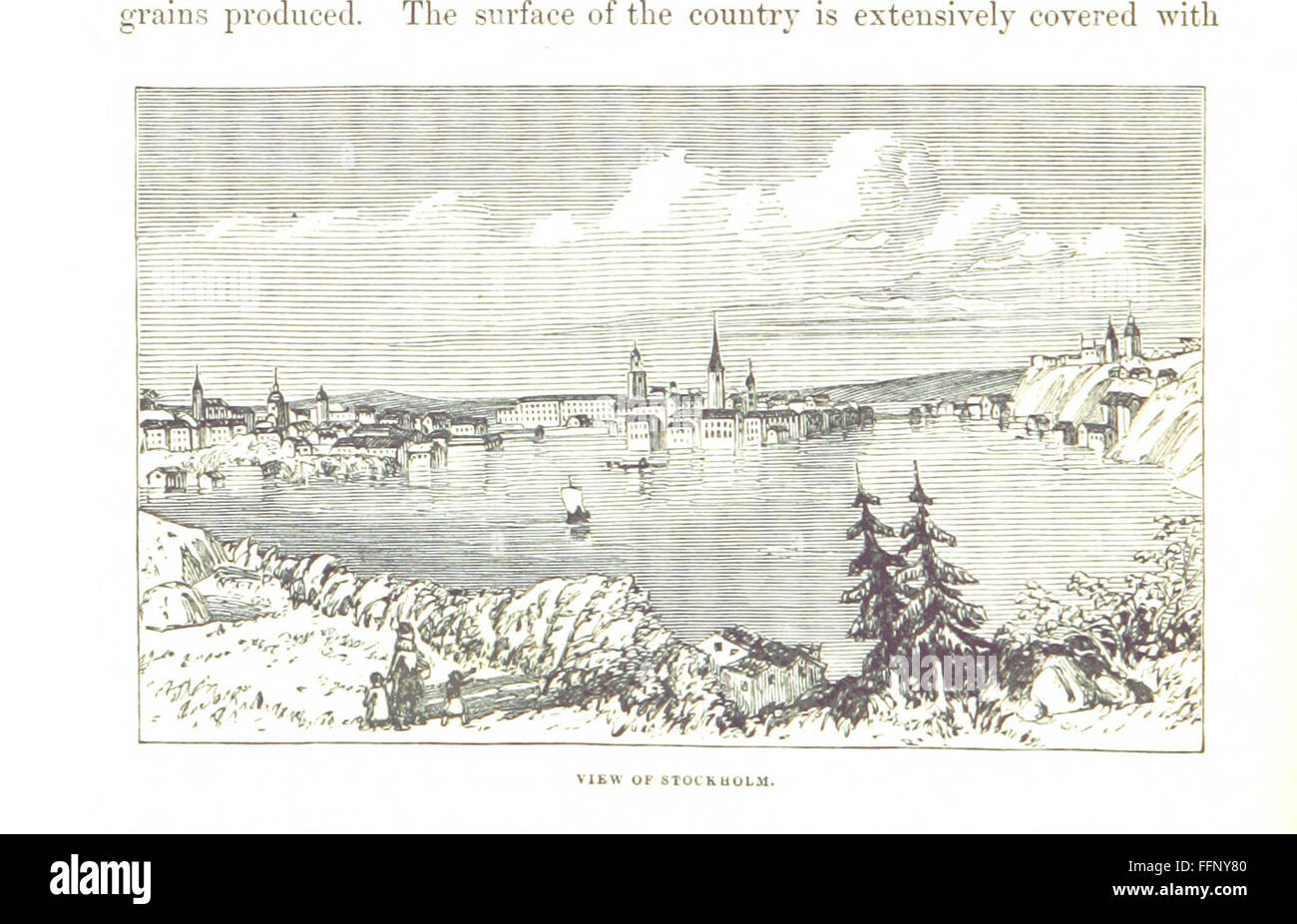 An illustrated geography book focusing on London. This vintage work ...