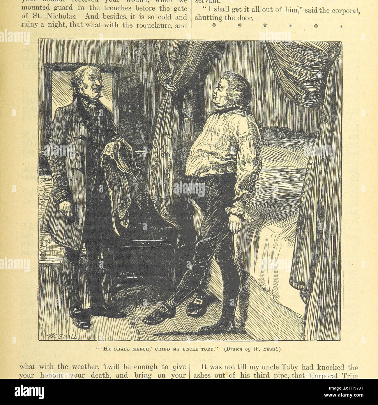 Photograph capturing a literary scene from 'Gleanings from Popular ...