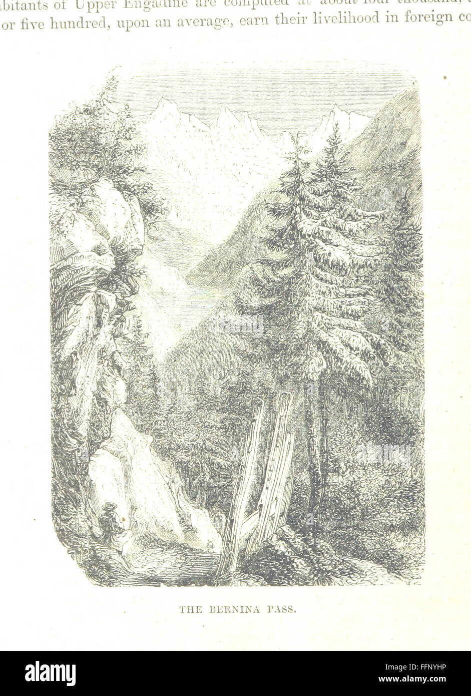 This illustrated work offers a detailed view of the Alps, focusing on ...