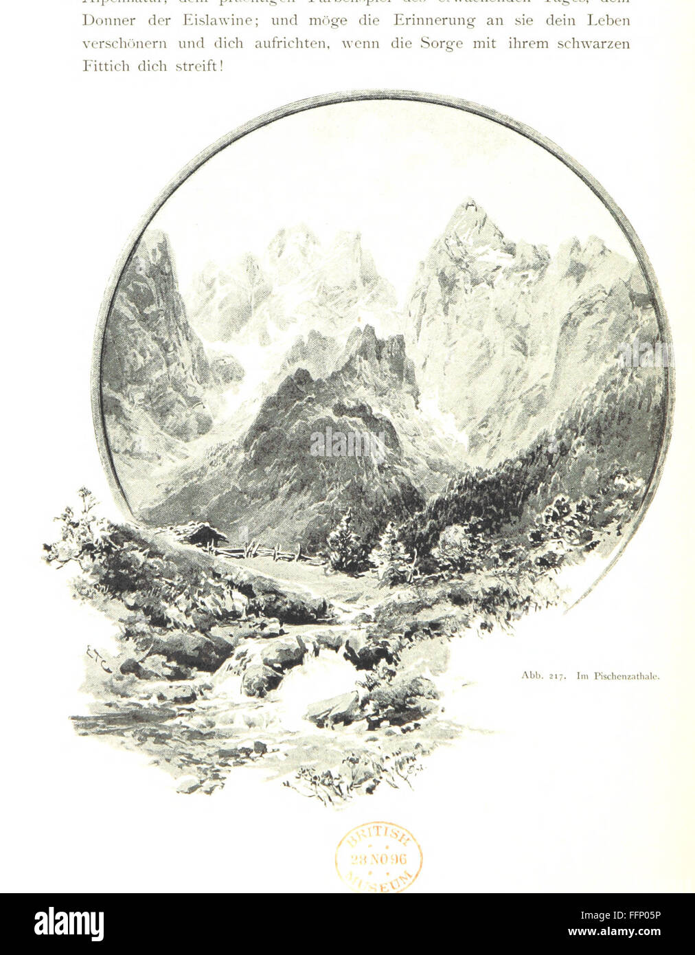 This illustrated book provides a picturesque journey through the Alps ...